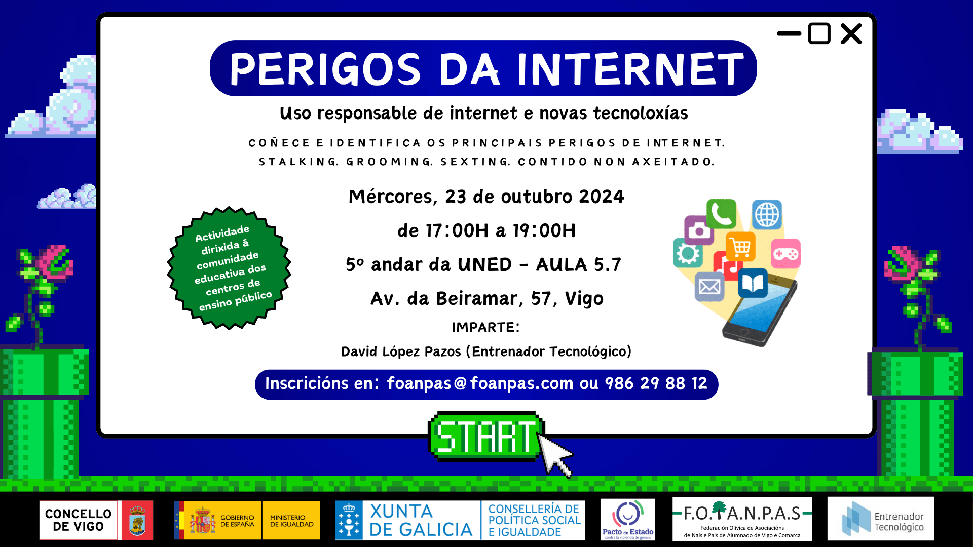 FORMACIÓN PERIGOS DA INTERNET - FOANPAS